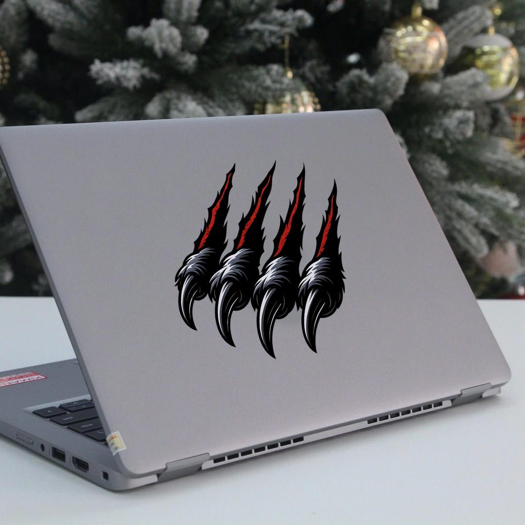 Claw Marks Vinyl Decal | 7x7 Inch Scratch Graphic Sticker - Etsy
