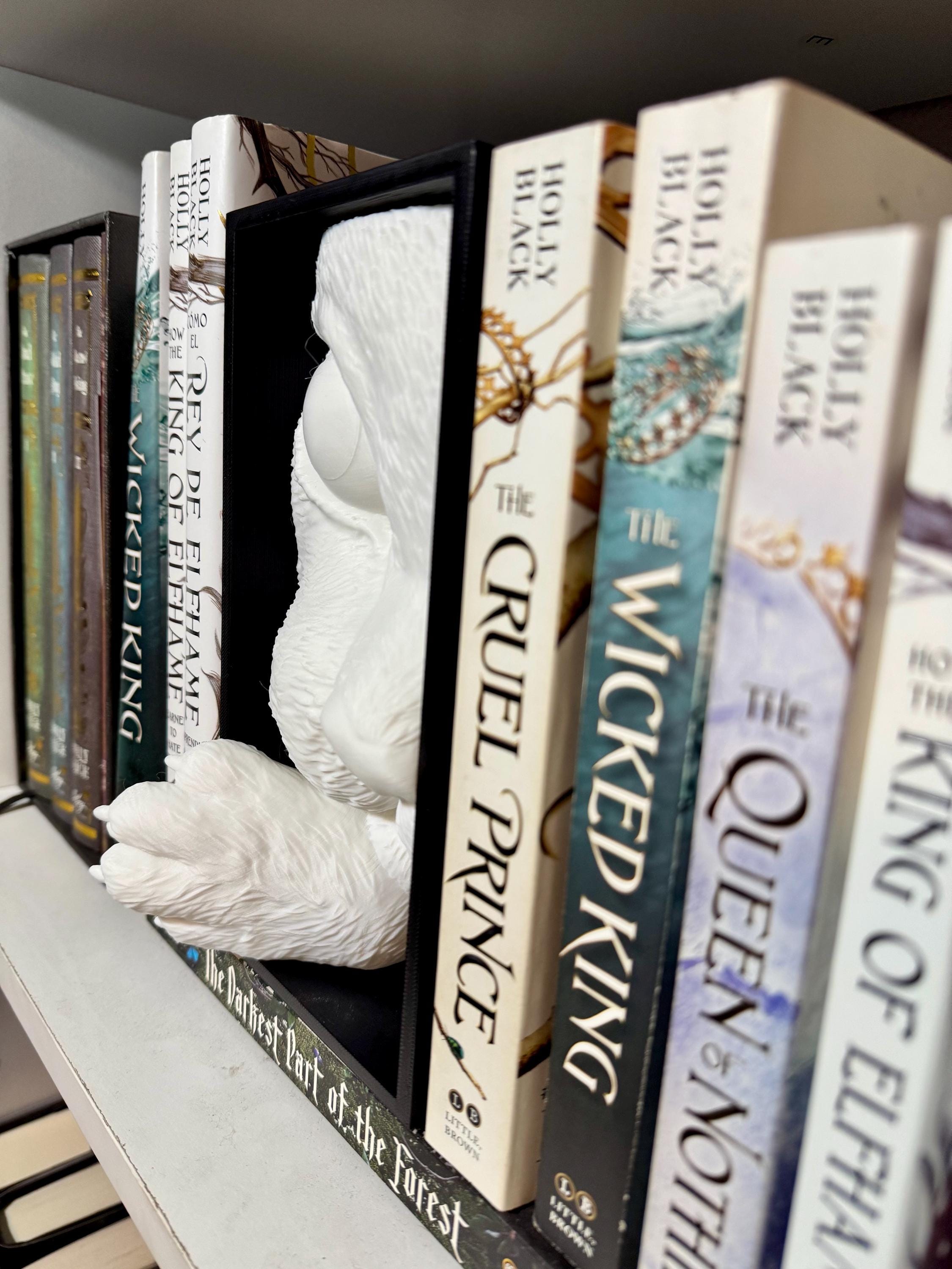 Cat Book Nook 3D Printed Art, Bookshelf Insert, - Etsy