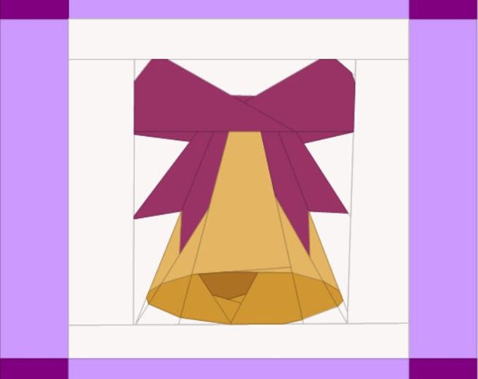 Christmas Bow, Bell & Santa Hat FPP Patterns--christmas Assortment--3 ...