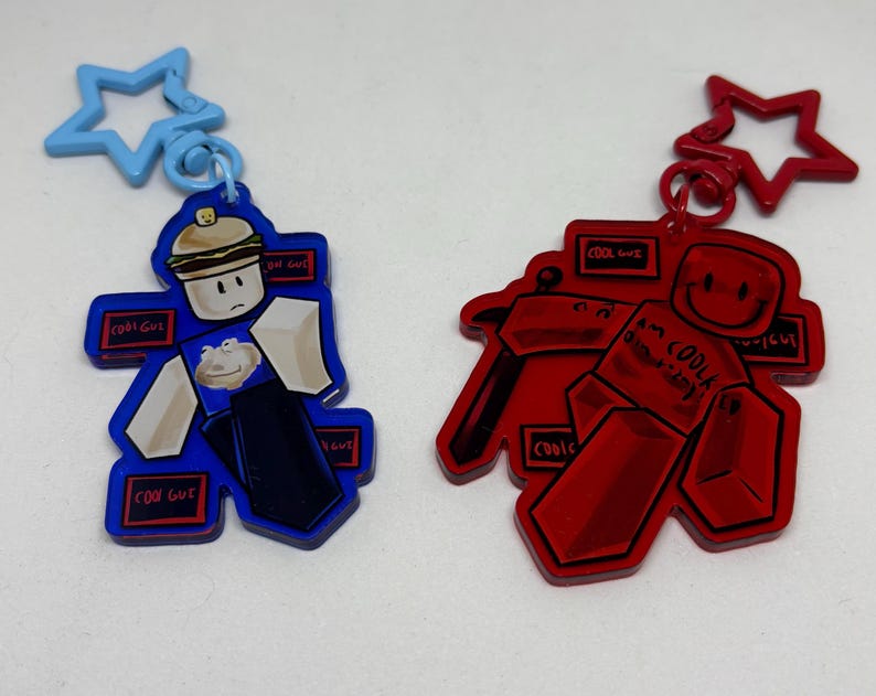 2.5 Inch Forsaken C00lkidd & 007n7 Acrylic Keychain Colored Edges - Etsy