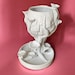 Mushroom Vase Planter Goblet, Unique Flower Pot Chalice, Sprouting ...