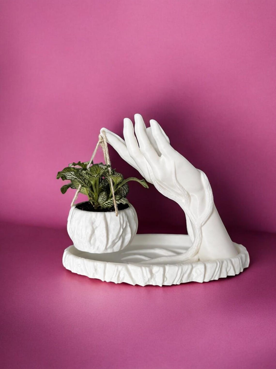 Helping Hand Flower Pot Vase, Hanging Planter for Indoor & Outdoor ...