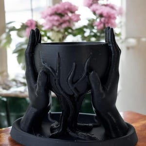 Rooted Hands Planter, Tree Branch Flower Pot Bowl, Indoor, Succulents ...