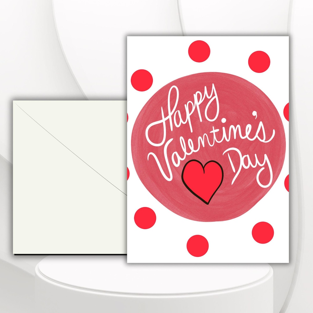 Printable Digital Valentine's Day Card Digital Valentine Printable ...