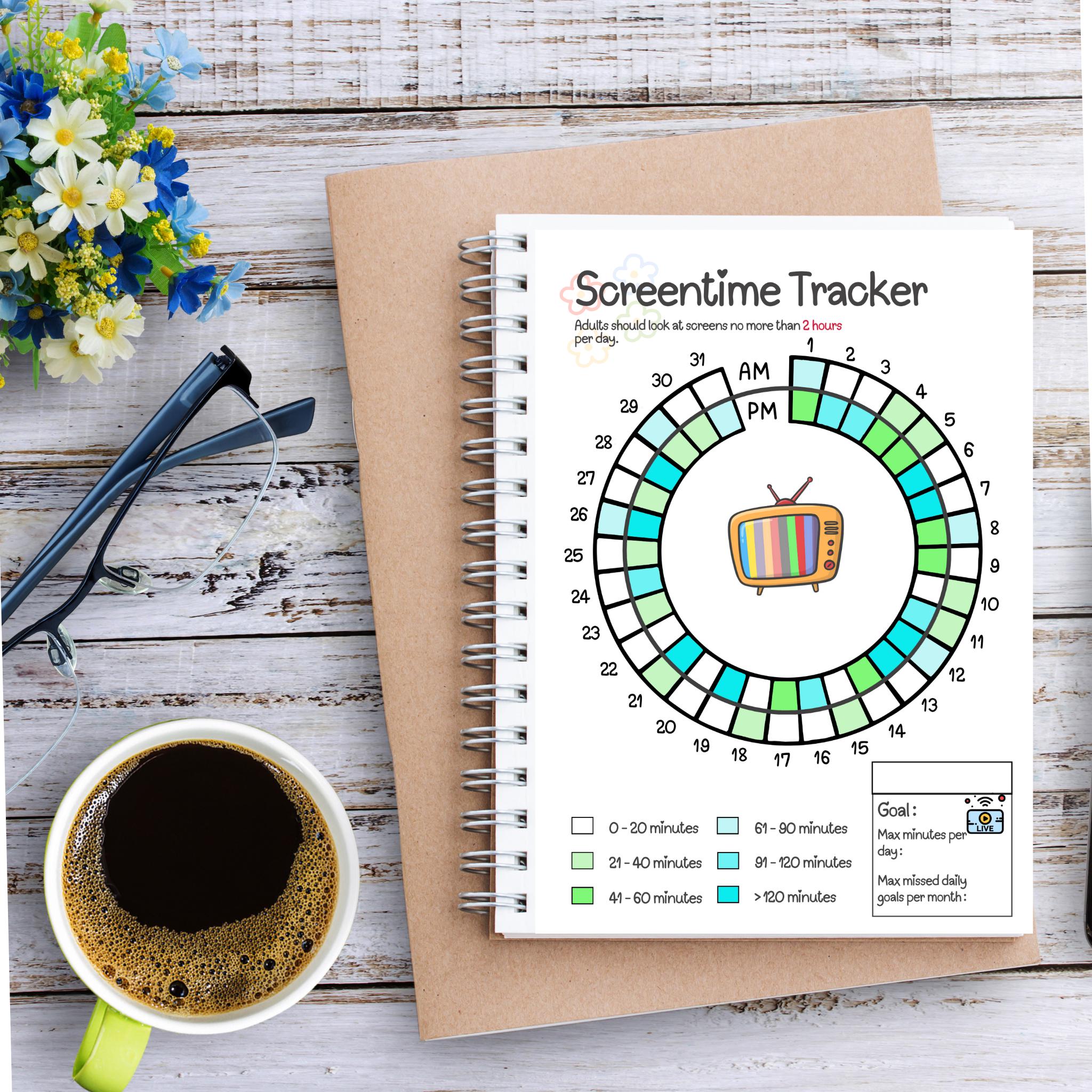 Monthly Screentime Tracker, Phone Usage Tracker, Series Tracker ...