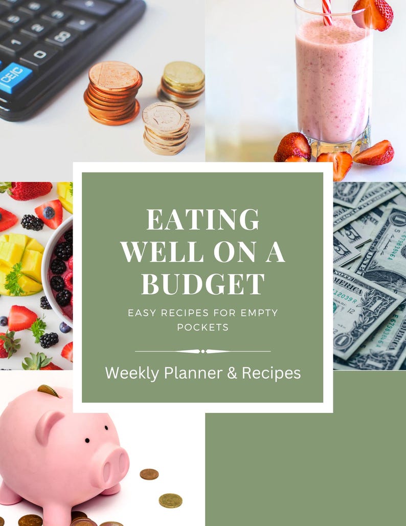 Eating Well on a Budget - Etsy