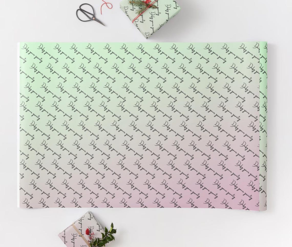 Wicked-inspired Defying Your Gravity Gift Wrapping Paper, Musical ...