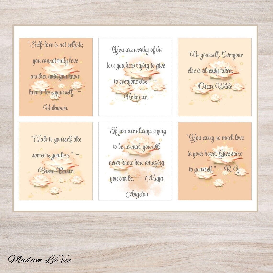 30 Printable Self-love Affirmation Cards | Transform Your Mindset ...