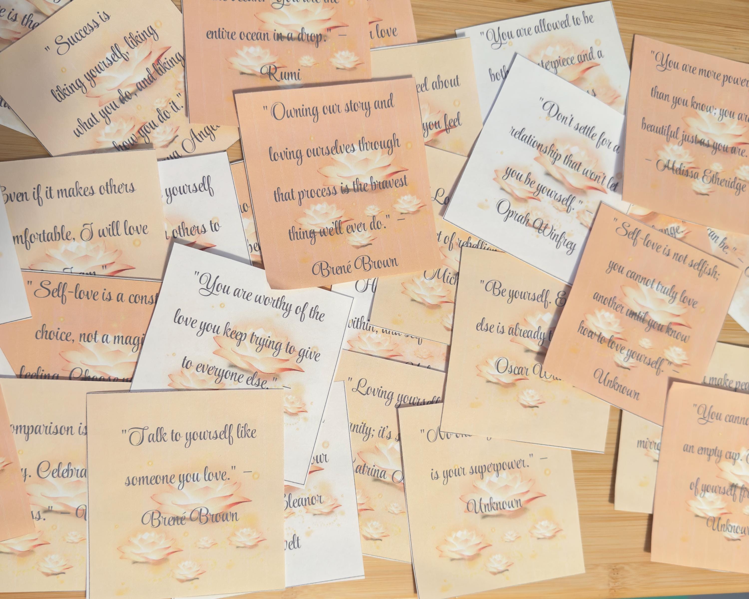 30 Printable Self-love Affirmation Cards Transform Your Mindset & Boost ...