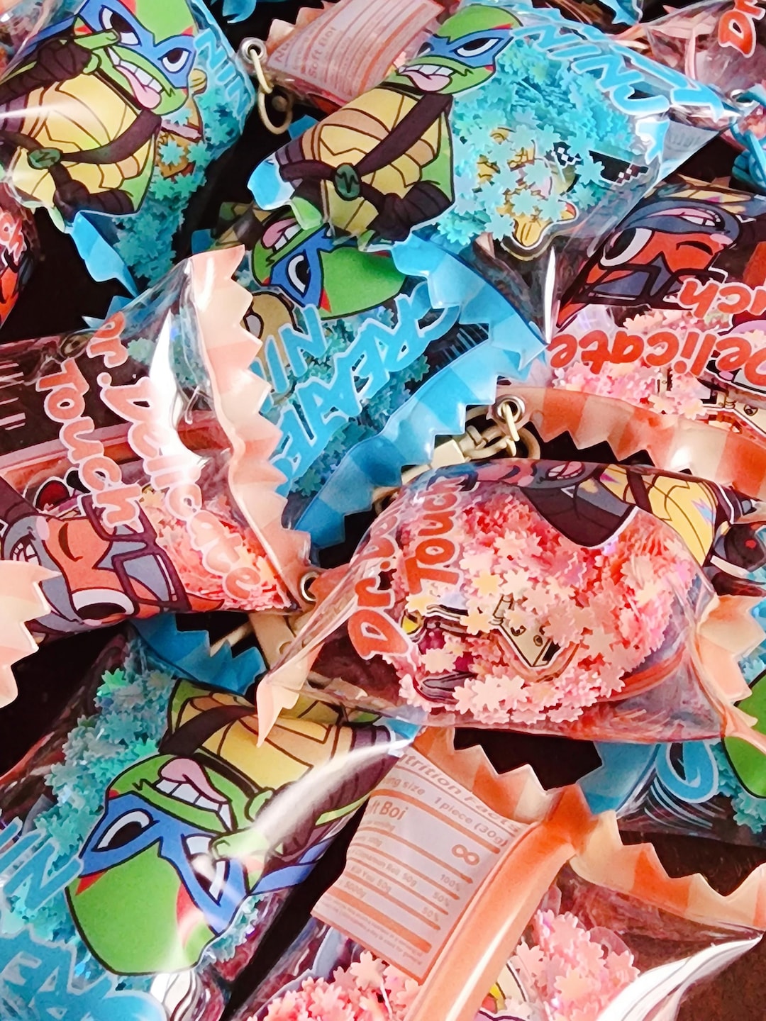 Ninja Candy Shaker Keychains - Etsy