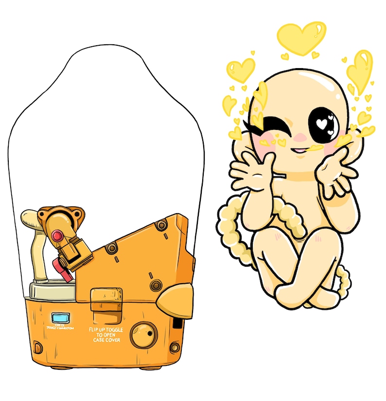 Death Stranding BB Pod Liquid Keychain [pre-order] - Etsy