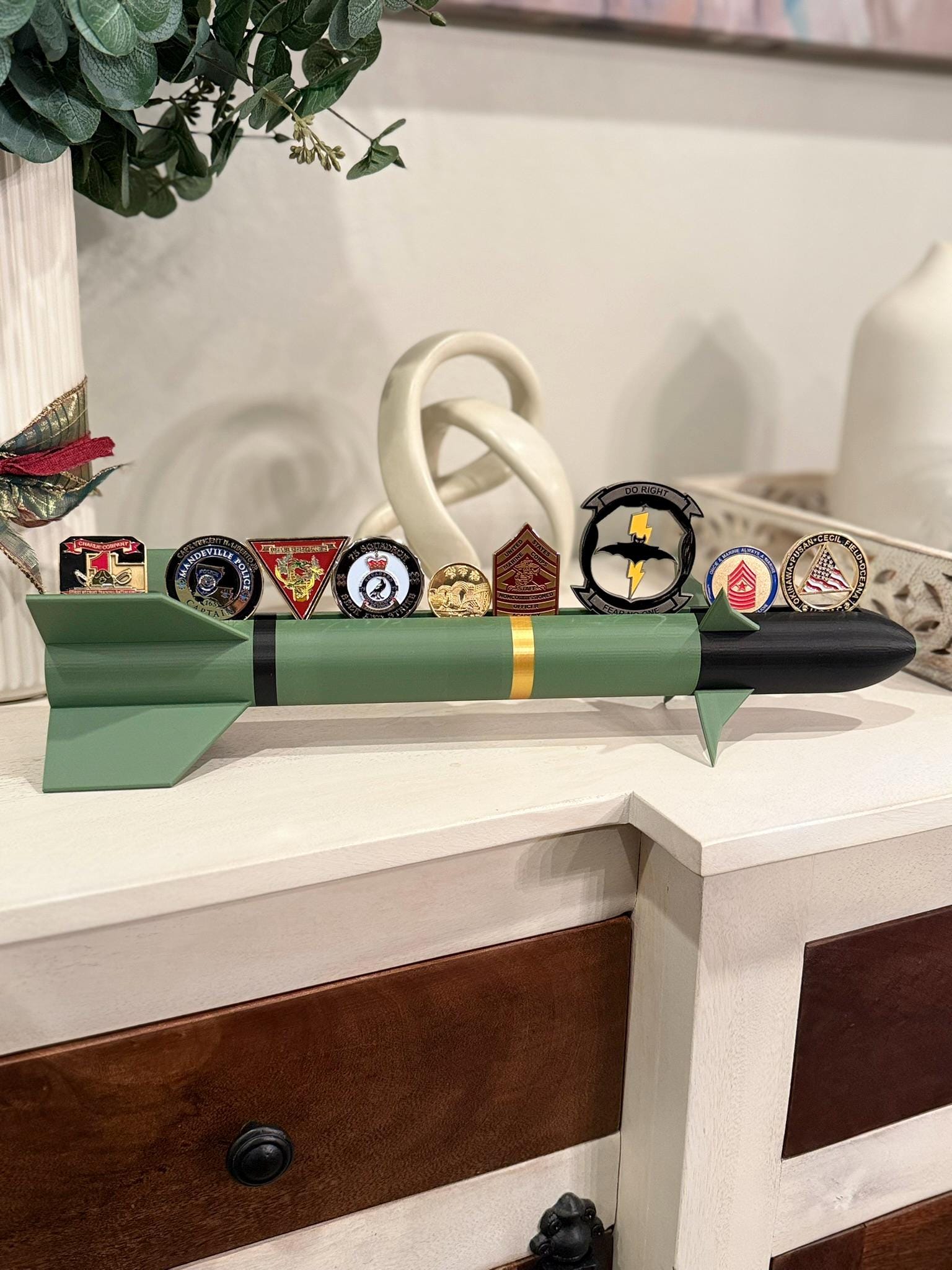 AIM-9M Sidewinder Missile Challenge Coin Display Holder – Military ...