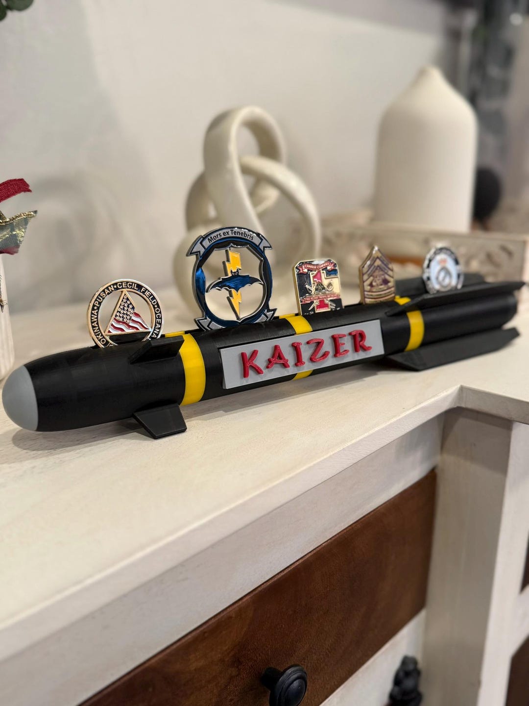 Hellfire Missile Challenge Coin Display Military-inspired Coin Holder ...