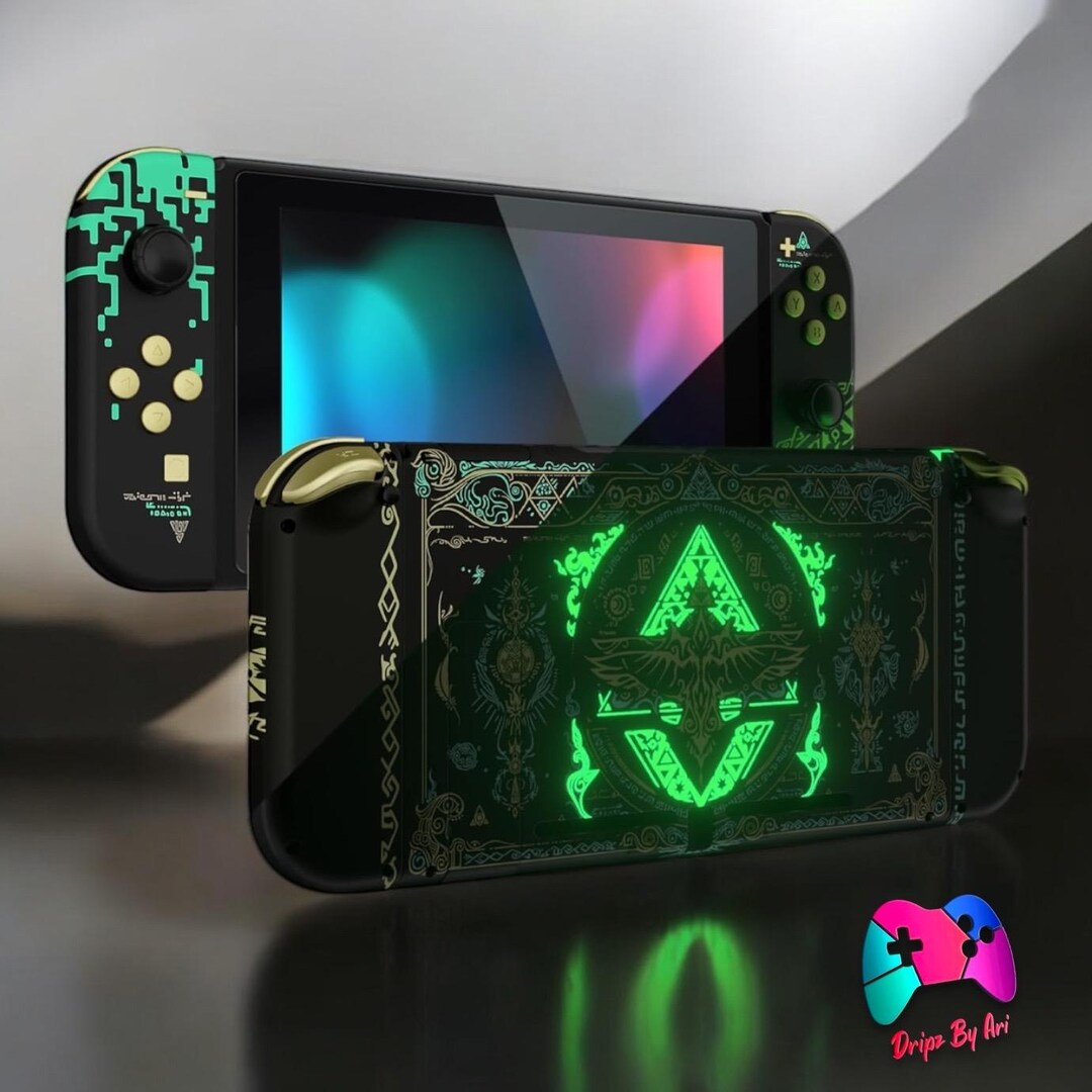 Custom Nintendo Switch Joy-con Controllers and Back Plate Totem of ...