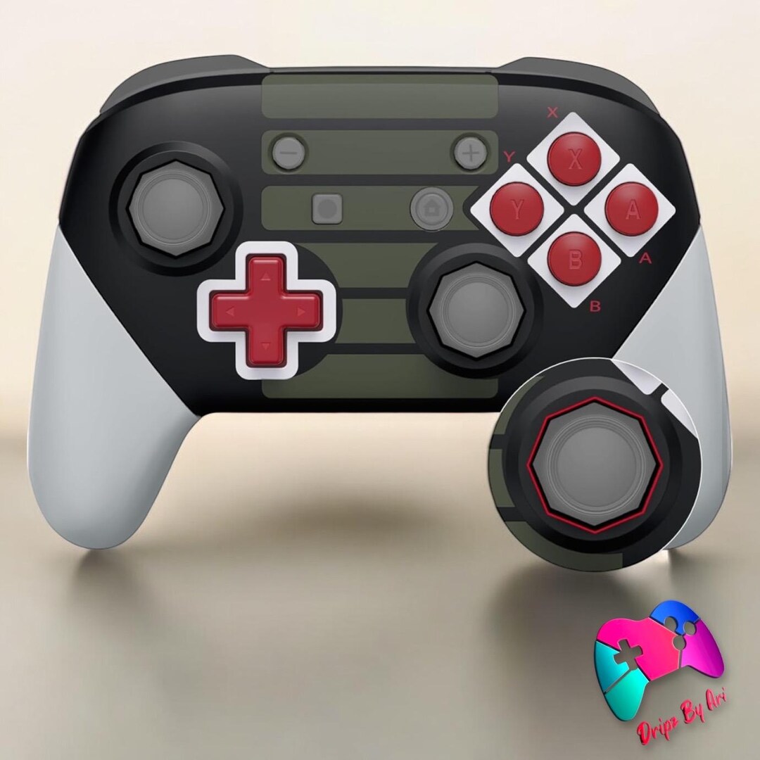 Custom Nintendo Switch Pro Soft Touch Controller SNES Classic Shell ...