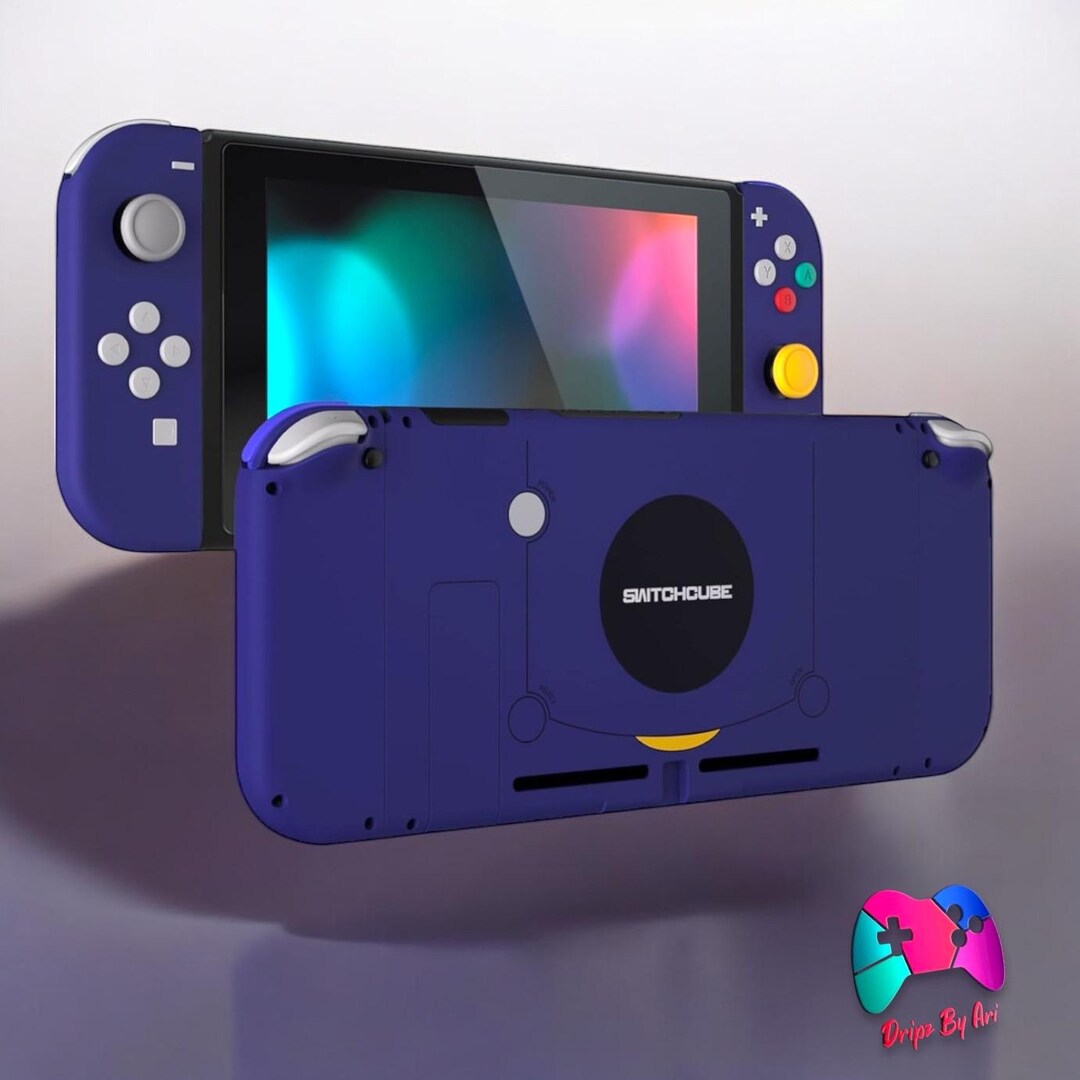 Custom Nintendo Switch Joy-con Controllers and Back Plate Retro Classic ...