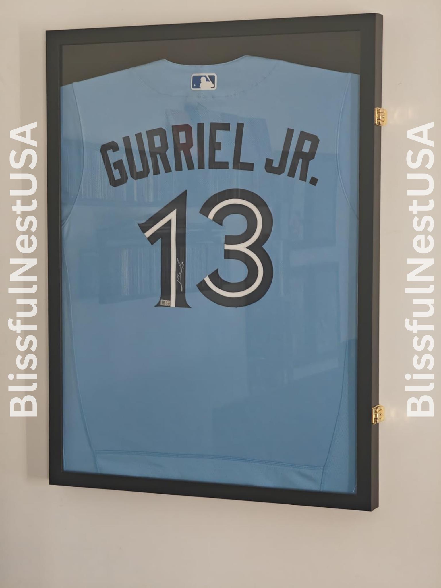 Wooden Jersey Frame Display Case | Memorabilia Display | Sports Jersey ...