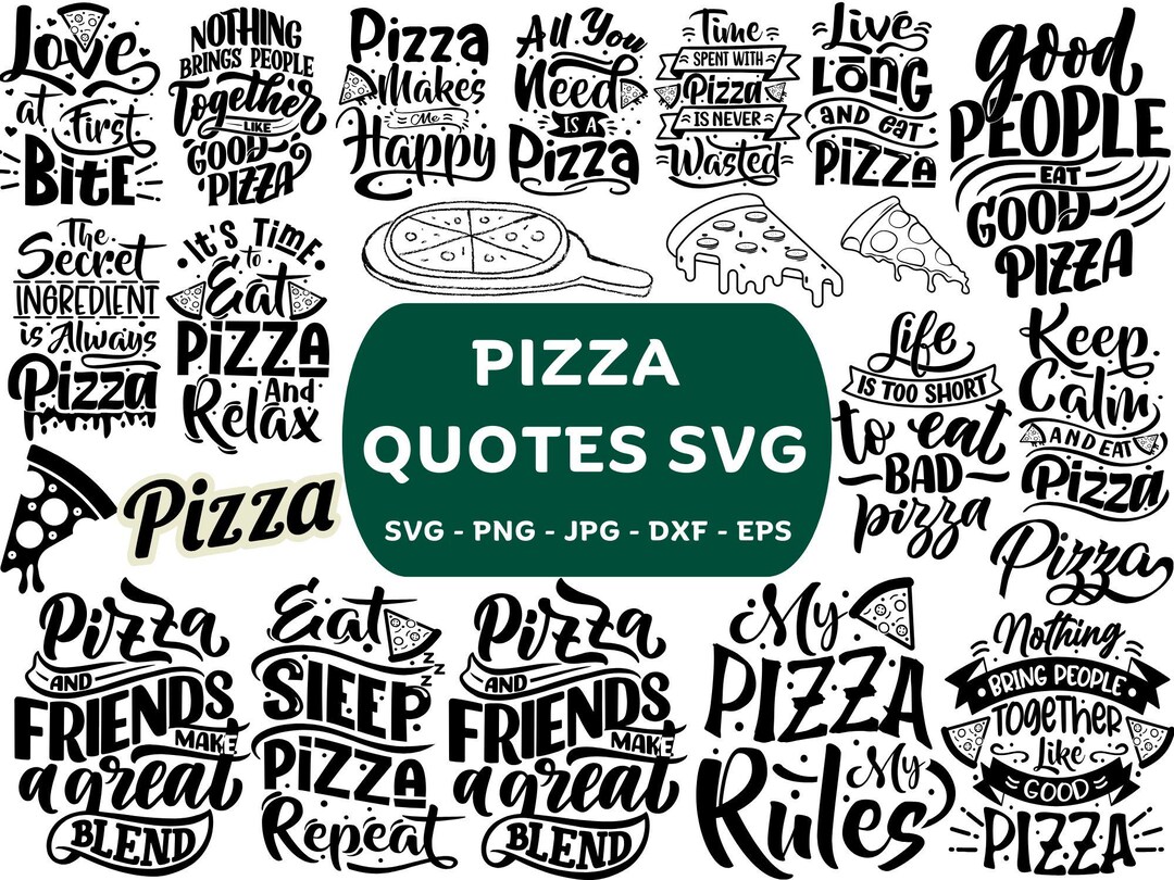 Pizza SVG PNG Bundle,pizza Svg Bundle for Cricut,pizza Party Png,pizza ...