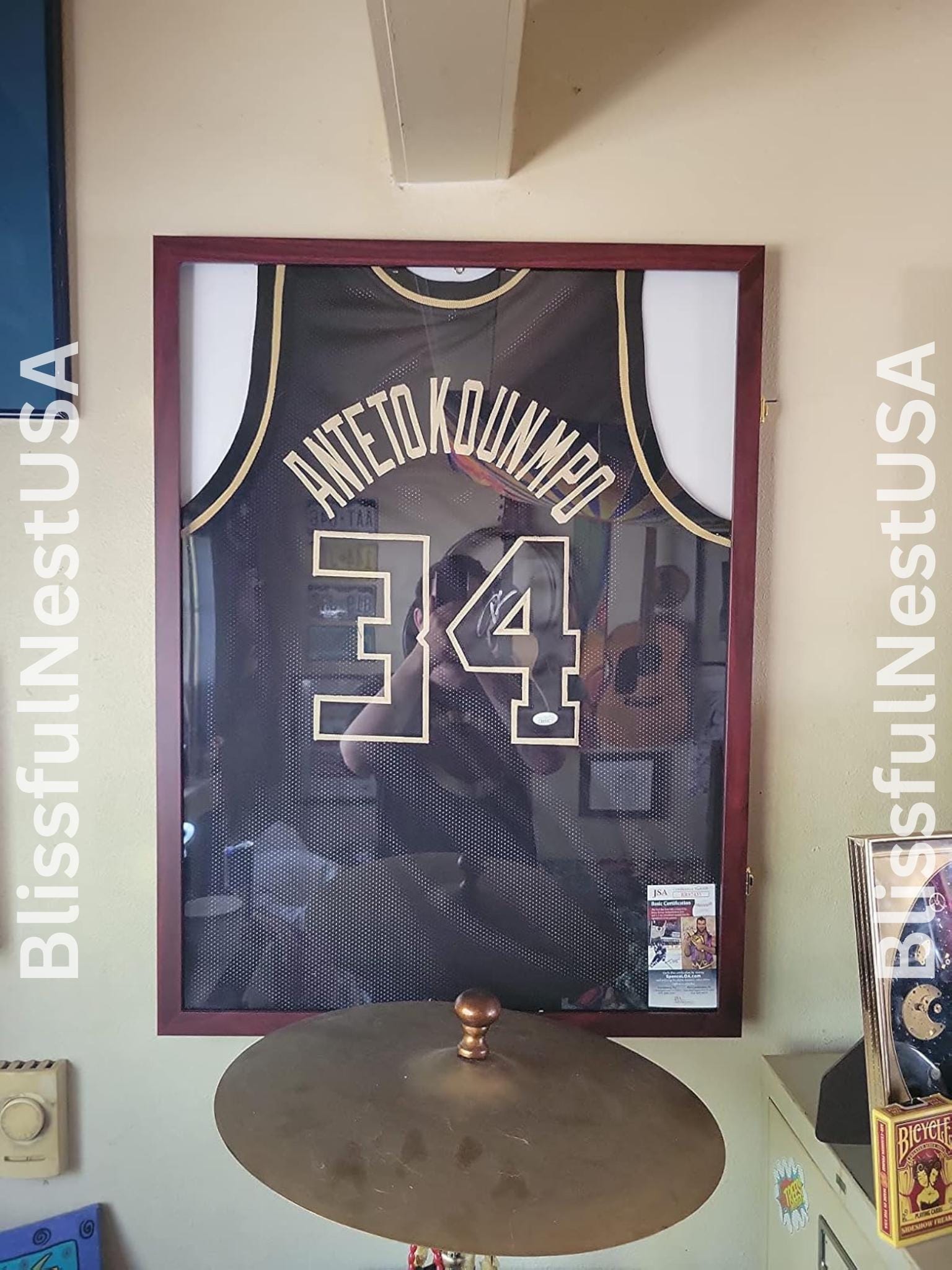 Wooden Jersey Frame Display Case | Memorabilia Display | Sports Jersey ...