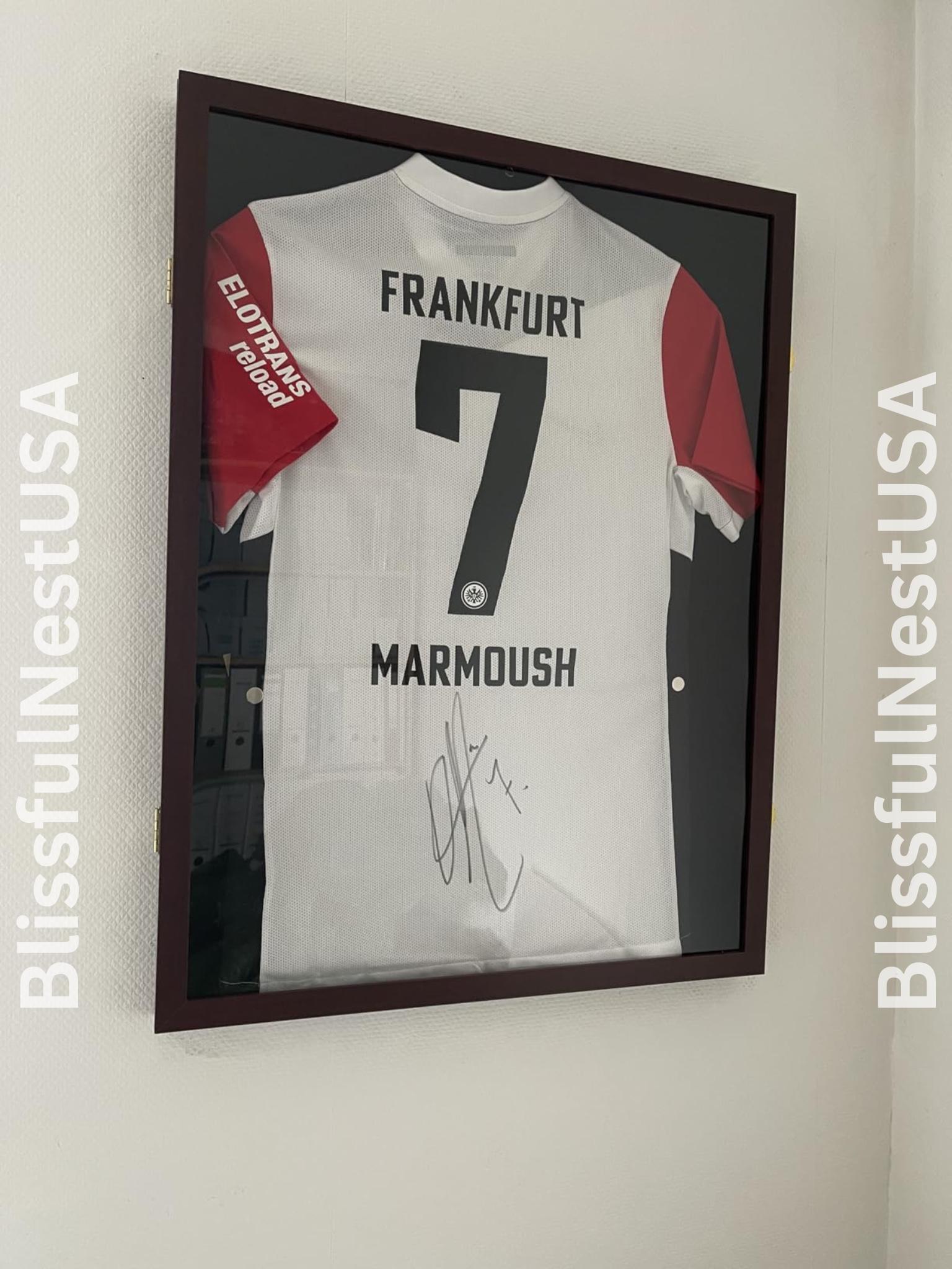 Wooden Jersey Frame Display Case | Memorabilia Display | Sports Jersey ...