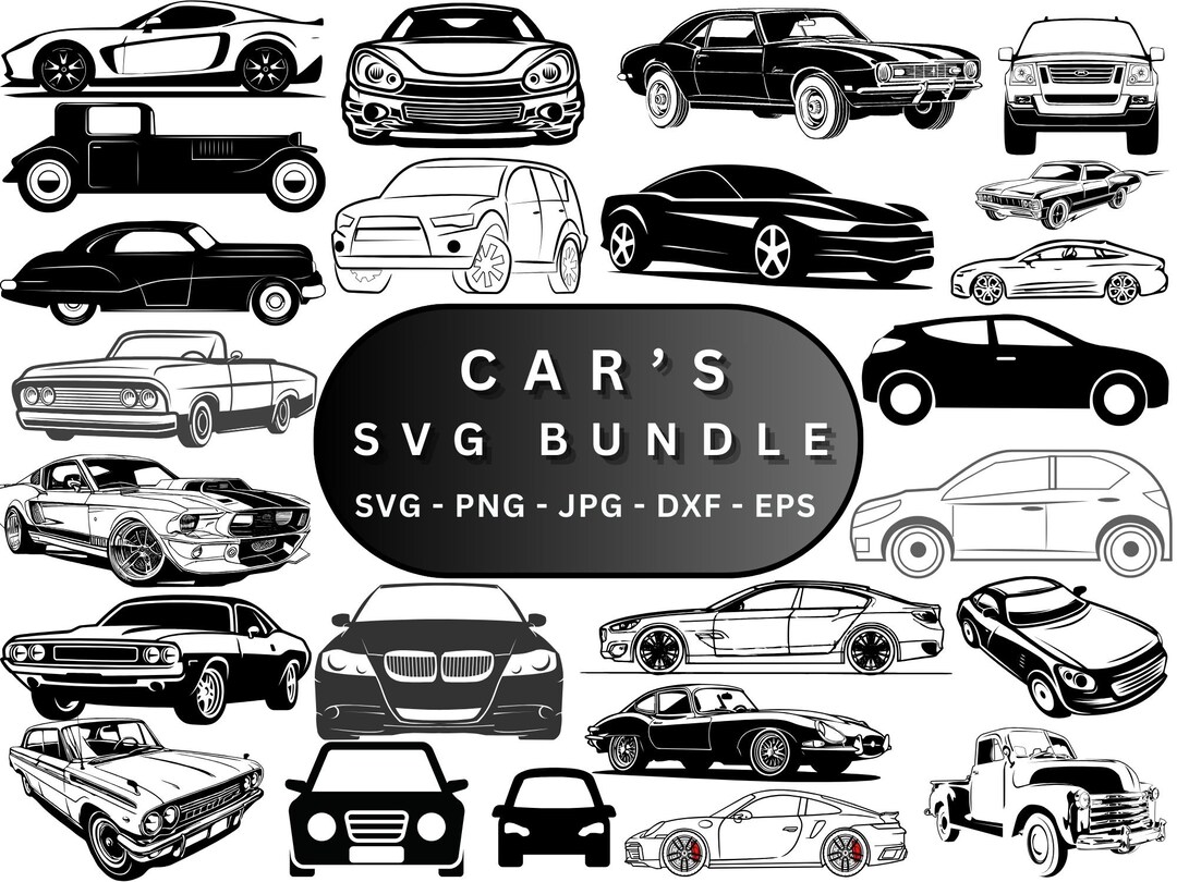Car Svg Bundle,classic Car SVG Bundle,car Clipart,sports Car Svg,svg ...