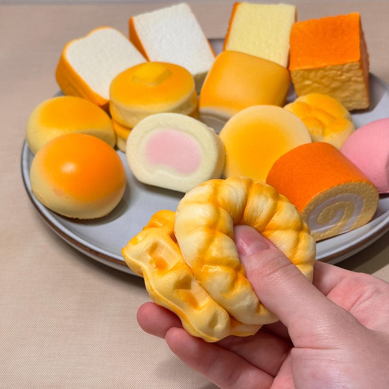 Mini Bread Squishies Set: Slow Rising Stress Relief Toys - Etsy Australia