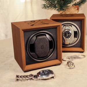 Personalized Watch Winder | Watch Storage Box Gift for Watch Lover ...