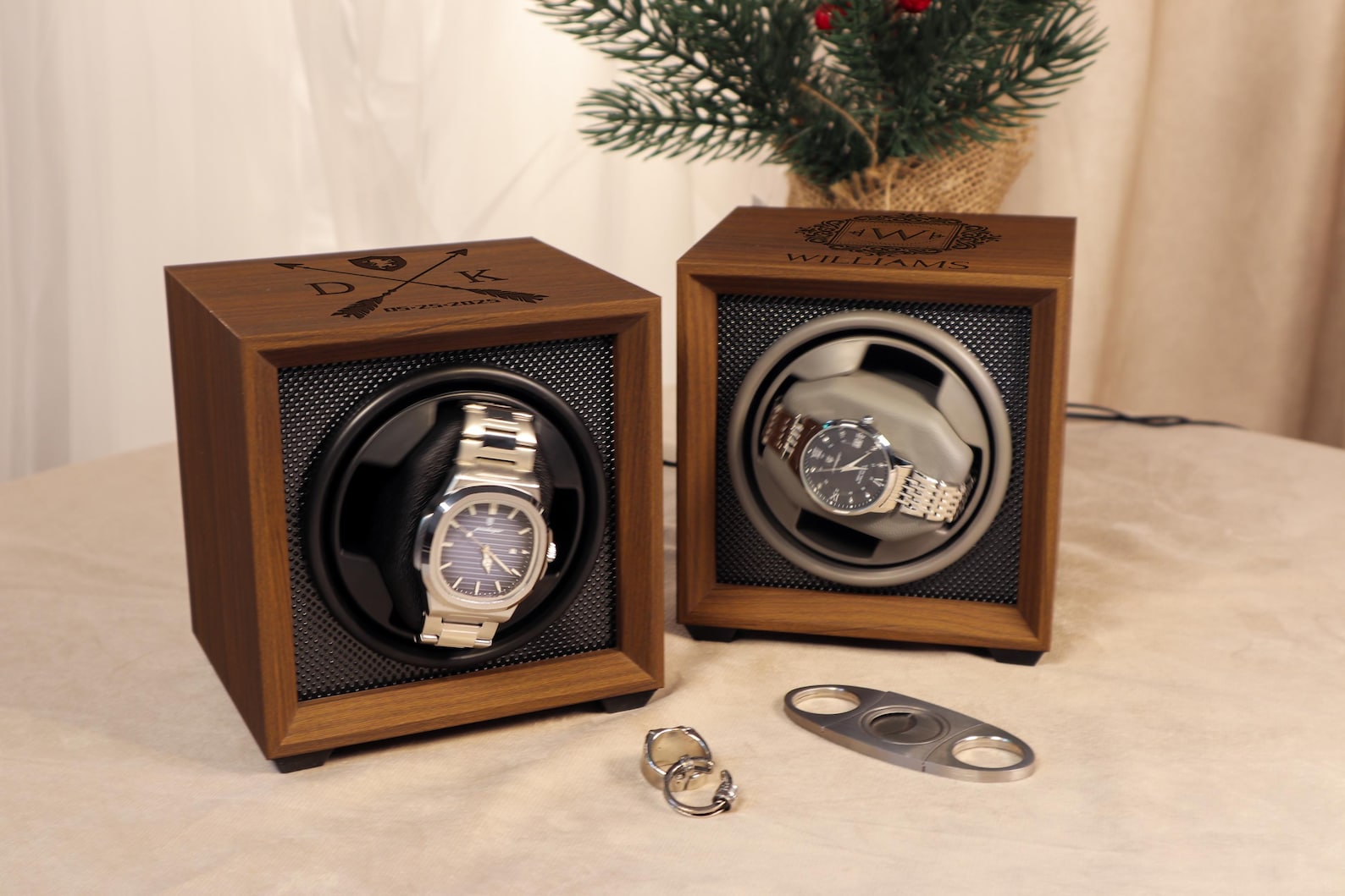Personalized Watch Winder | Watch Storage Box Gift for Watch Lover ...