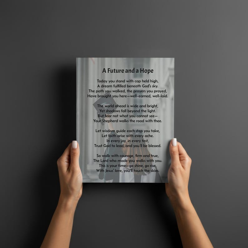 Graduation Poem Printable, Congratulations Wisdom Encouragement ...
