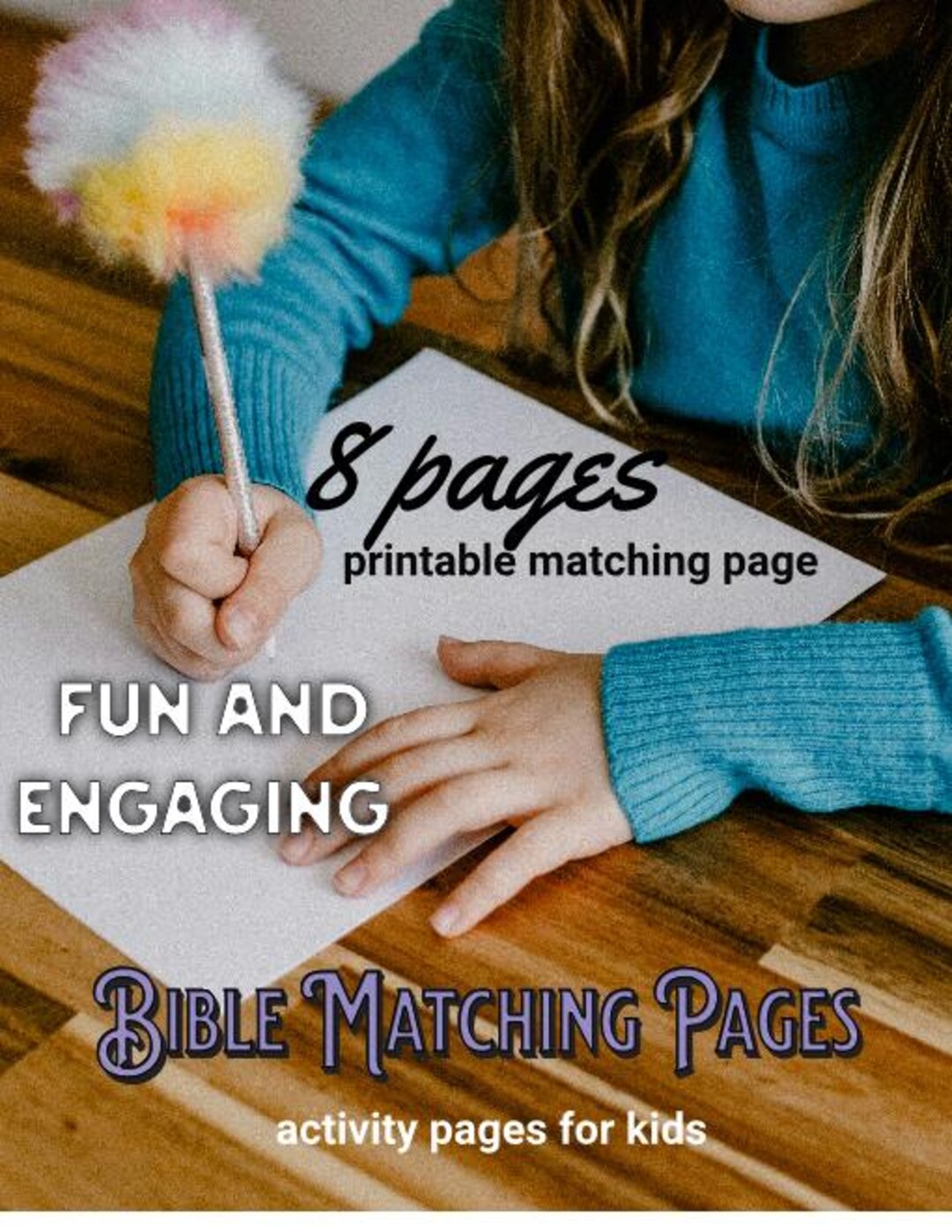 Bible Matching Activity Page Ideas—great for Sunday School, VBS ...