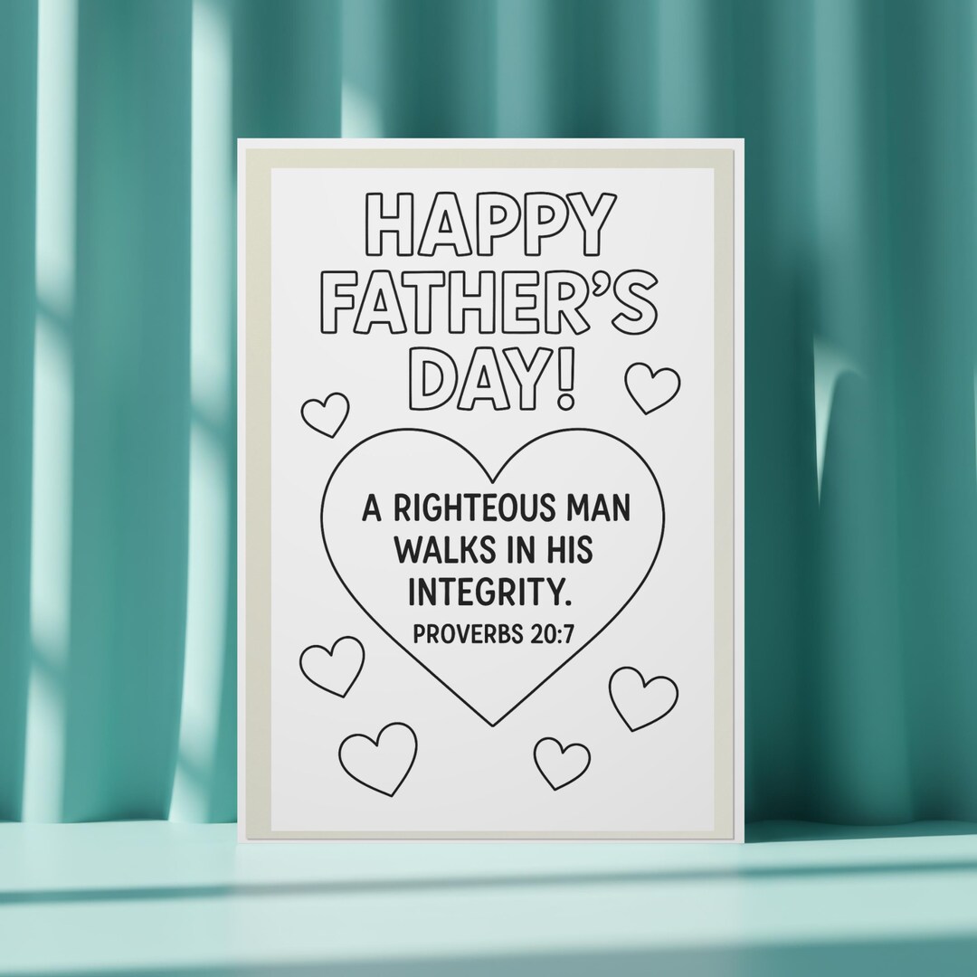 Father's Day Bible Craft Sunday School Fathers Day Craft Church ...