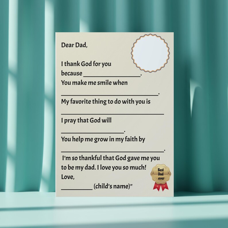 Father's Day Bible Craft Sunday School Fathers Day Craft Church ...