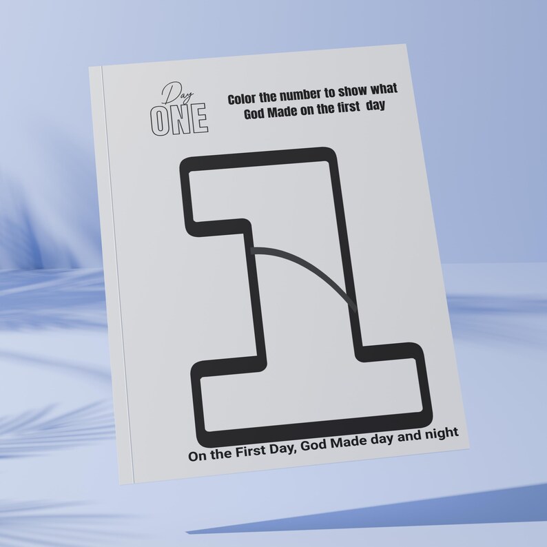 Creation Days Coloring, 7 Days of Creation Coloring Pages, Days of ...