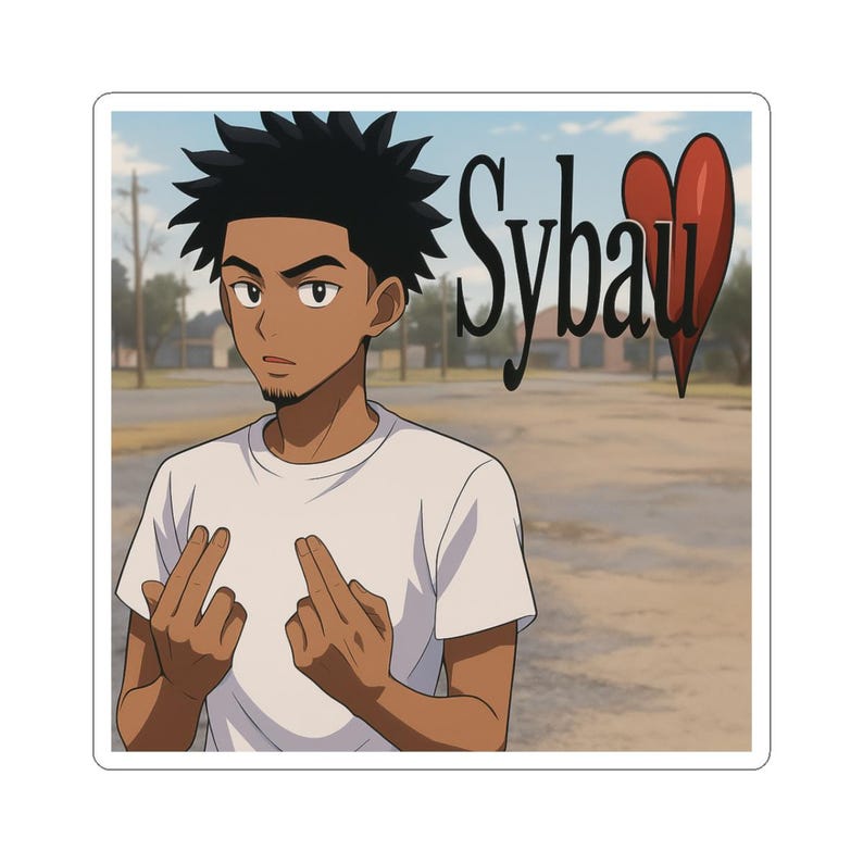 SYBAU - Anime Inspired Meme Sticker - Studio Ghibli Viral Meme Flair ...