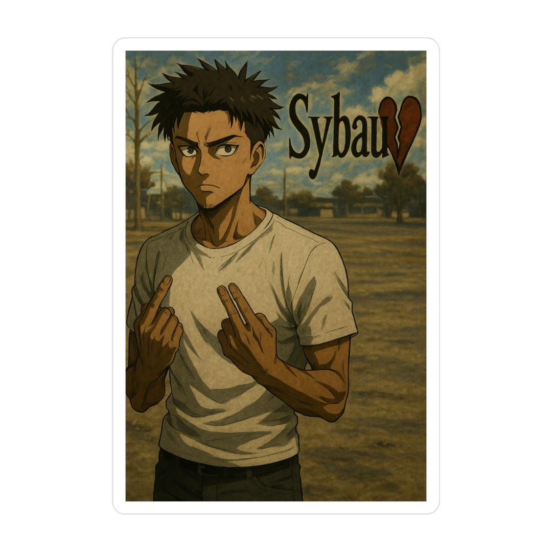 Sybau Anime-inspired AOT Sticker, Perfect for Decor, Stickers for ...