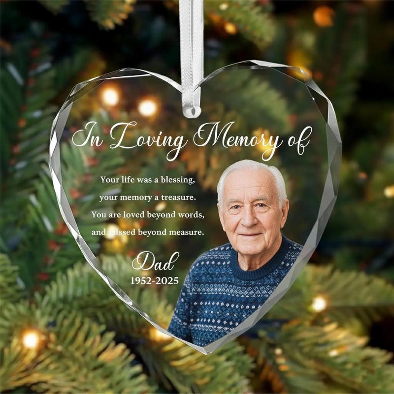 Memory of Dad Baubles - Etsy