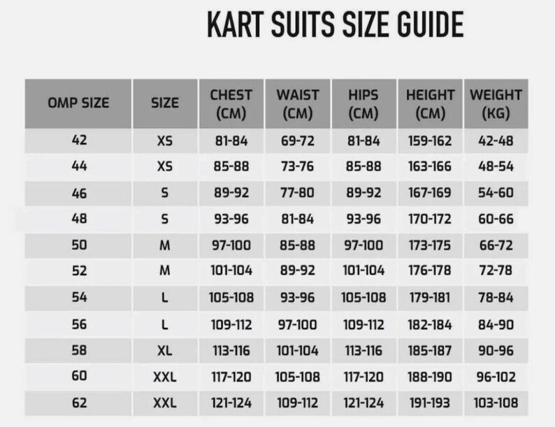 Go Kart Racing Suits - Etsy