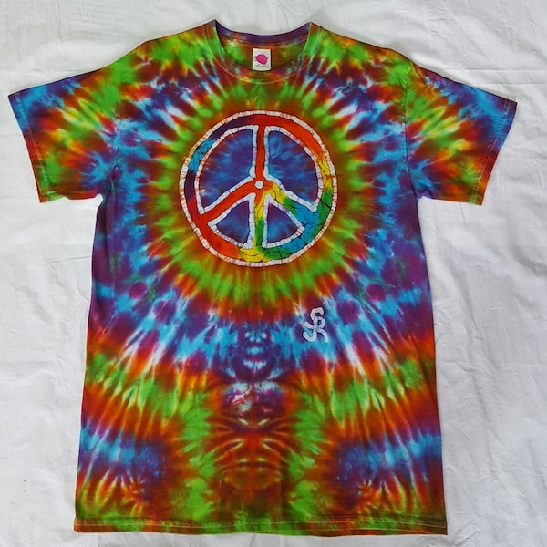 Tie Dye Peace Sign - Etsy