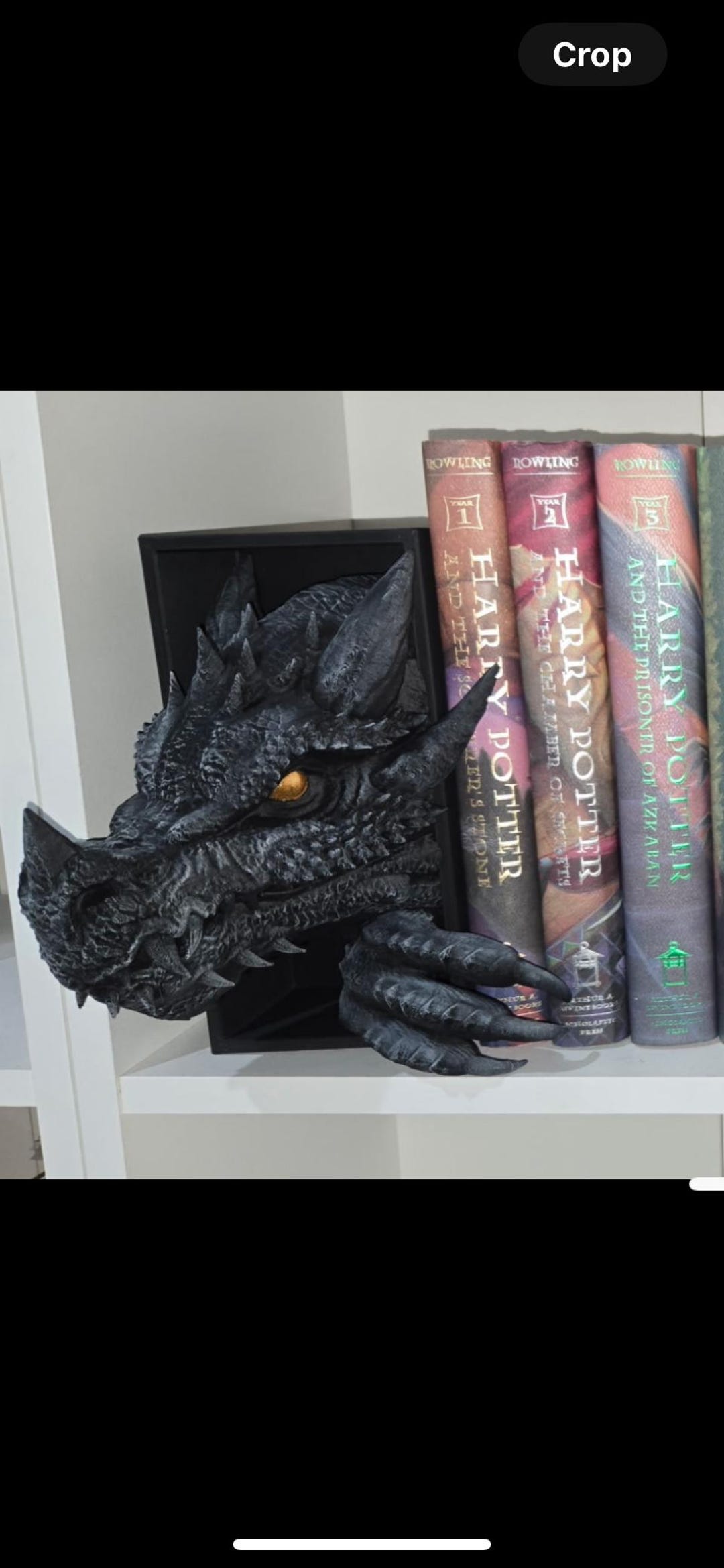 3D Printed Dragon Book Nook – Fantasy Shelf Decor - Etsy