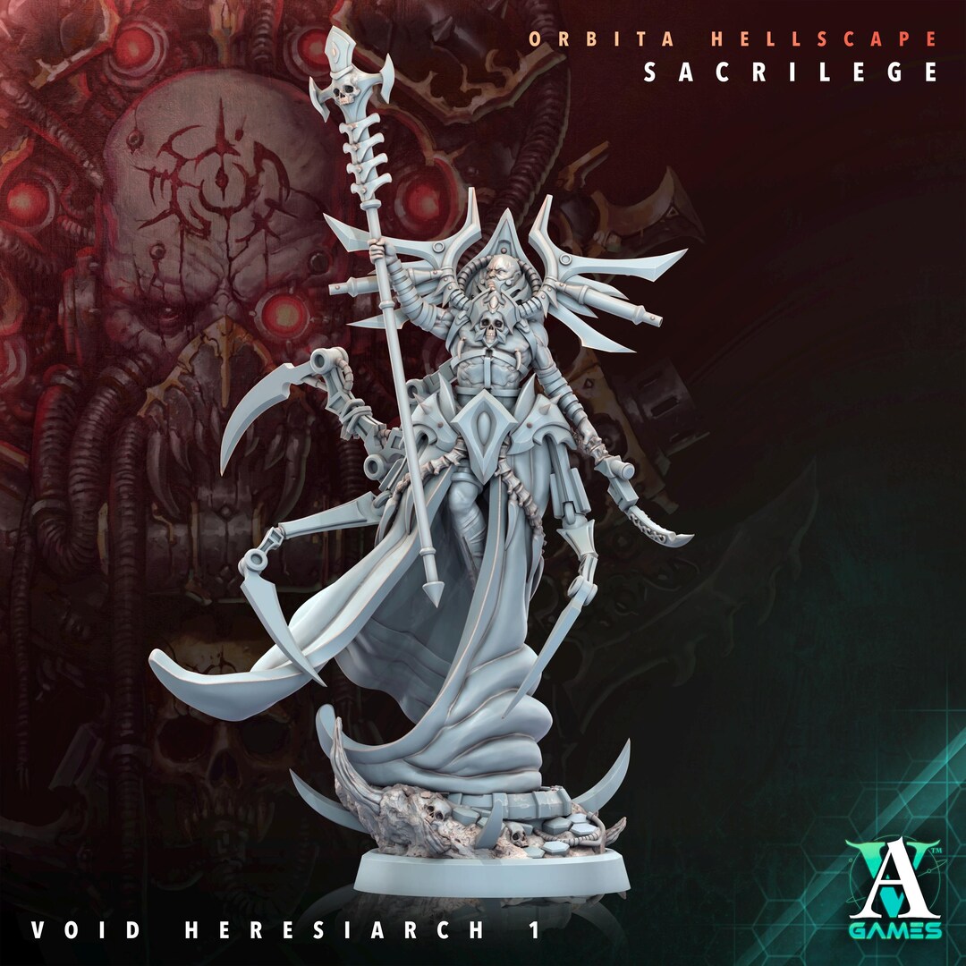 Void Heresiarch Coven (set of 5) – 25mm Arcane Leaders | Archvillain ...
