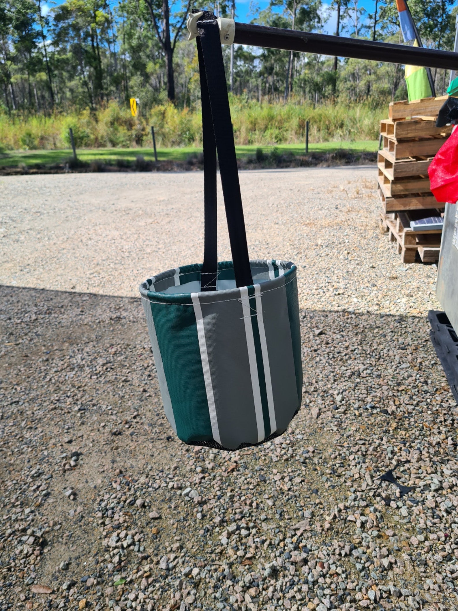 Peg Bag-clothes Peg Bag-hanging Peg Bag-peg Bucket Bag-stripped Peg Bag ...