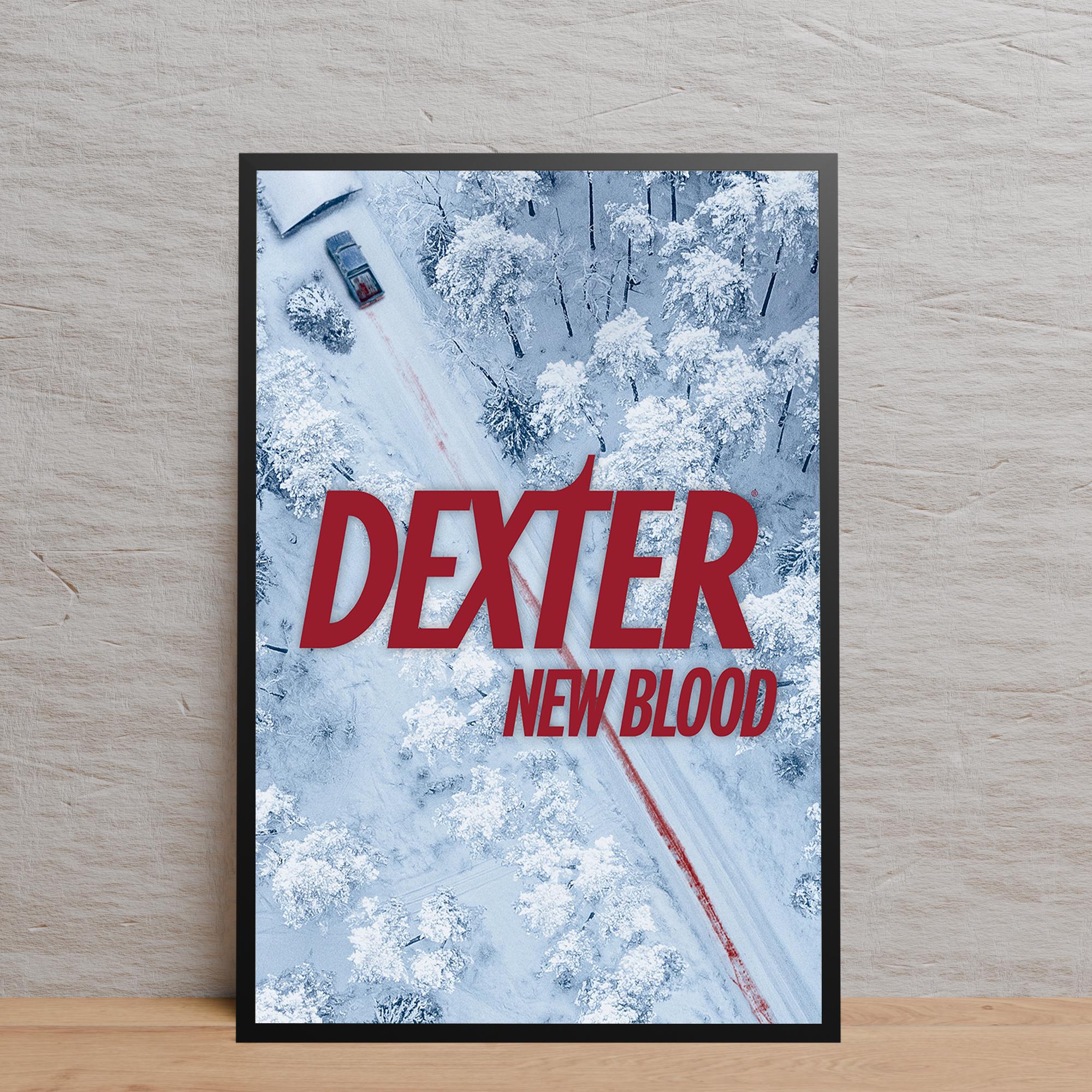 Dexter Poster, Dexter Morgan Wall Art, Horror Tv Series Poster Rolled ...