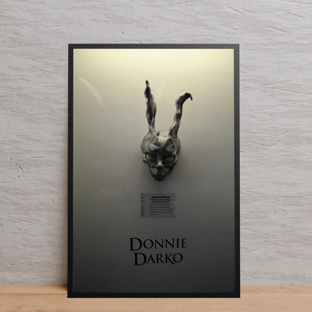 Donnie Darko Poster, Movie Wall Art, Rolled Canvas Print, Room Decor ...
