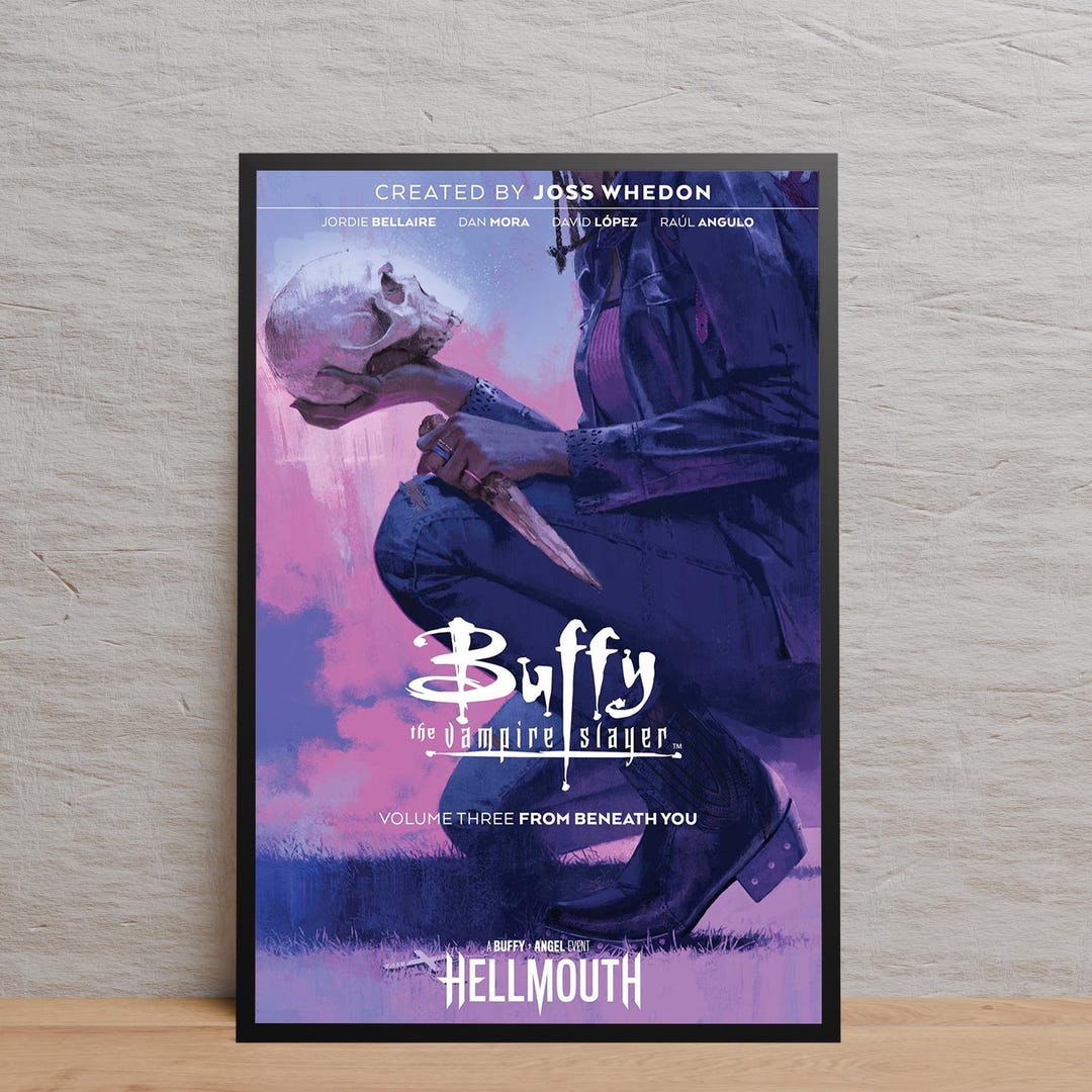 Buffy the Vampire Slayer Poster, Buffy Summers Wall Art, Rolled Canvas ...