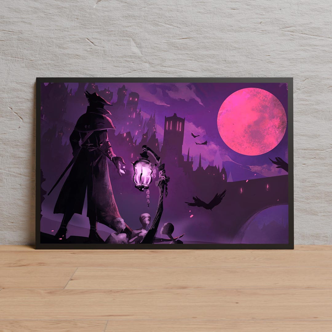 Bloodborne Poster, Lady Maria Wall Art, Game Poster Rolled Canvas Print ...