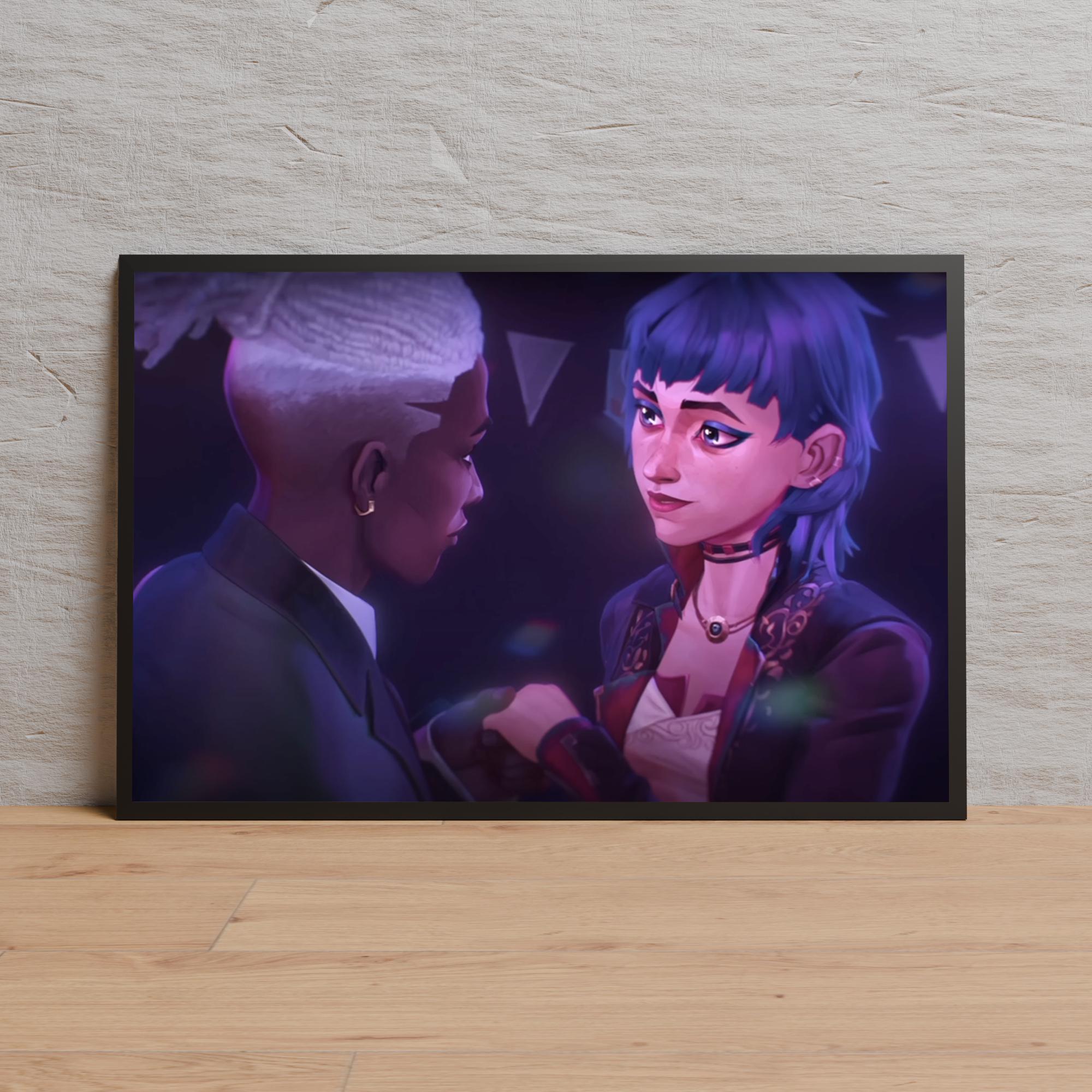 Arcane Poster, Jinx and Ekko Wall Art, Ekko and Powder Poster, Maybe in ...
