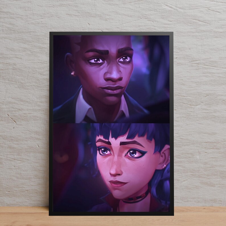 Arcane Poster, Jinx and Ekko Wall Art, Ekko and Powder Poster, Maybe in ...