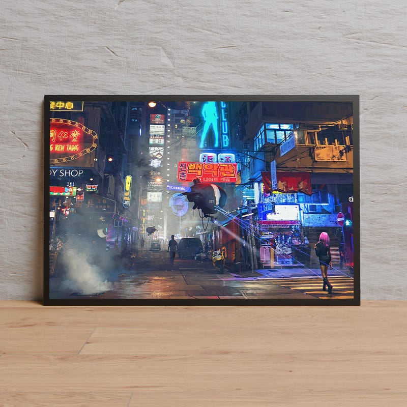 Cyberpunk Wall Art - Etsy