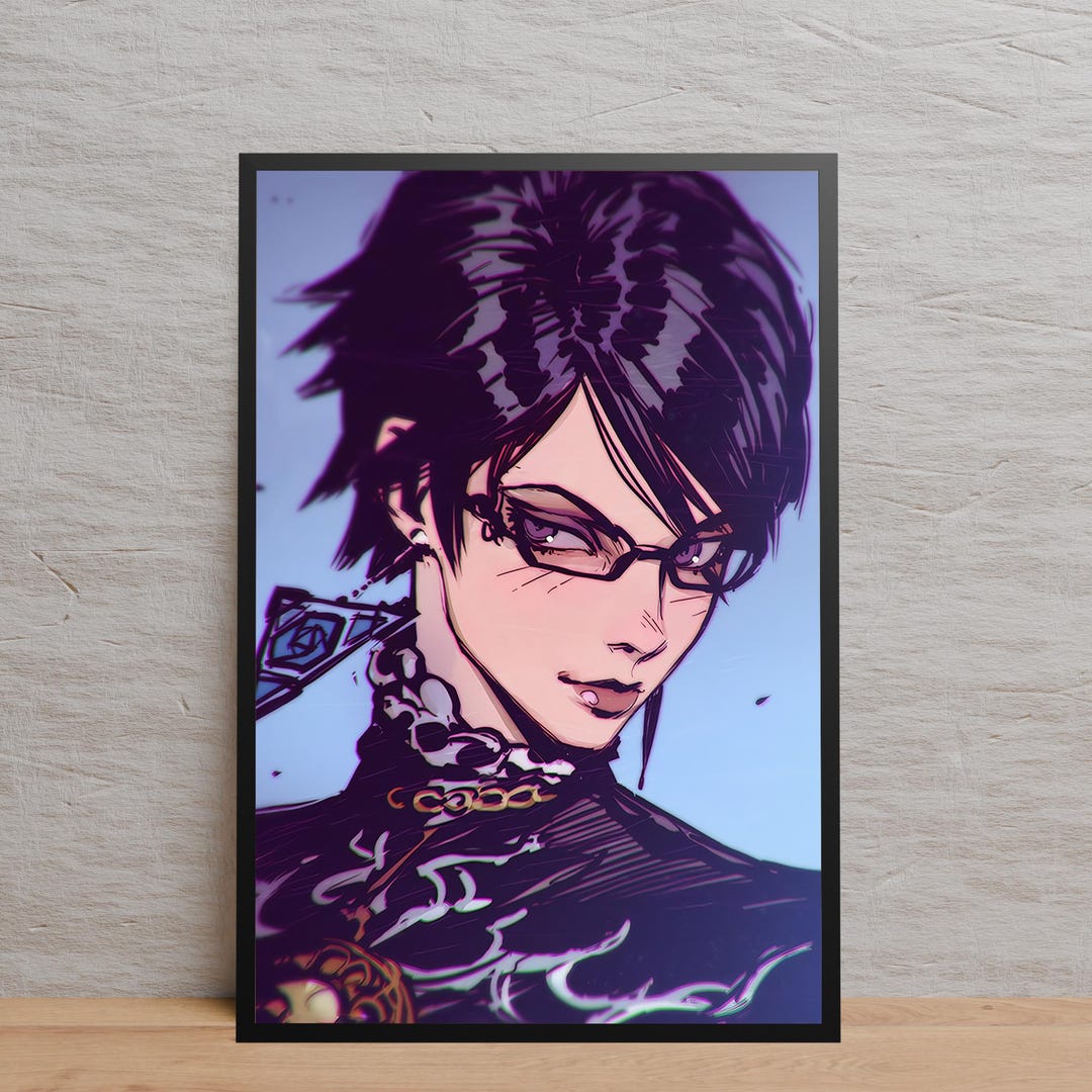 Bayonetta Poster, Cereza Wall Art, Game Poster Rolled Canvas Print ...
