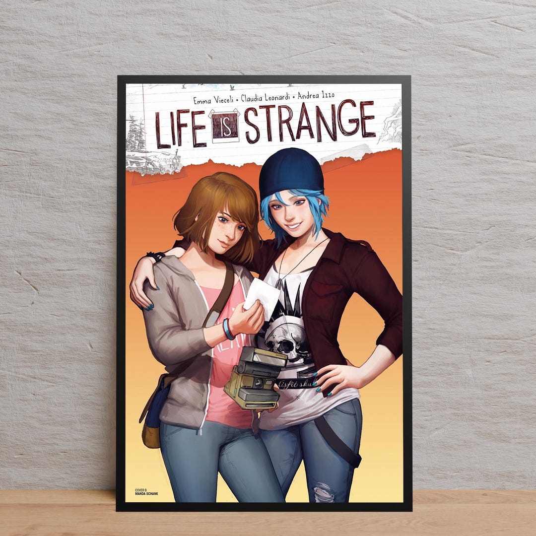 Life is Strange Poster, Chloe and Max Wall Art, Game Poster Rolled ...